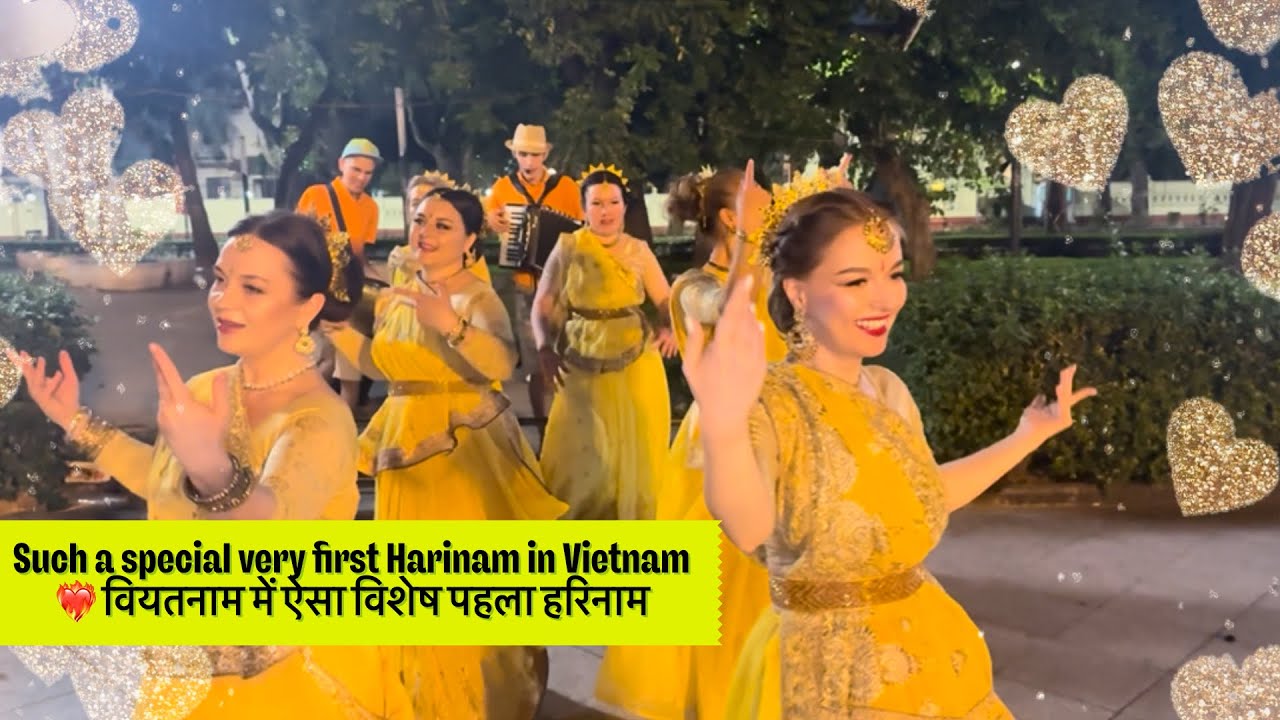 Such a special very first Harinam in Vietnam ️‍🔥 वियतनाम में ऐसा विशेष ...