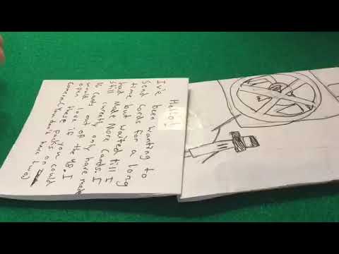Fan mail pack opening! -homemade TCG - YouTube