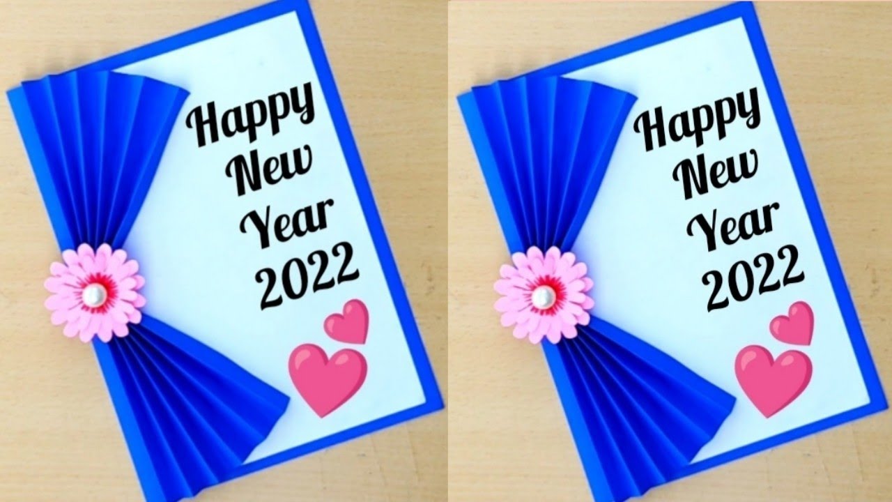 Happy New Year Card Design 2022