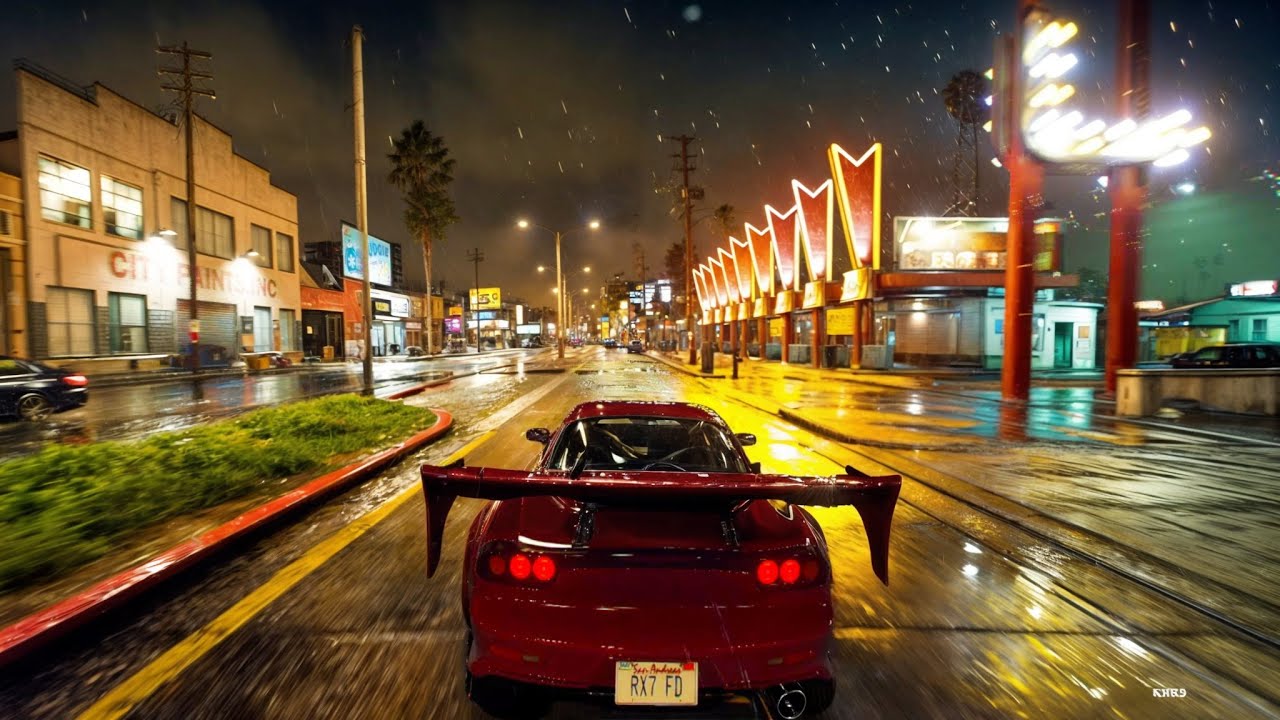 GTA 5 MAZDA RX7 BN Sports BRUTAL 13B Rotary Sound! 🔥 - YouTube
