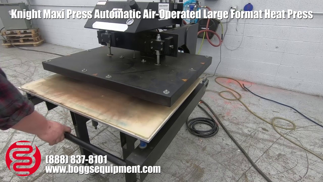 Knight Maxi Press Automatic Air-Operated Large Format 42 x 32 Heat ...