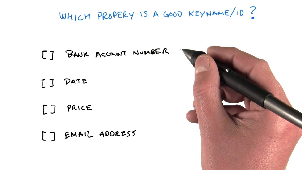 Choosing Keys - Developing Scalable Apps with Java - YouTube
