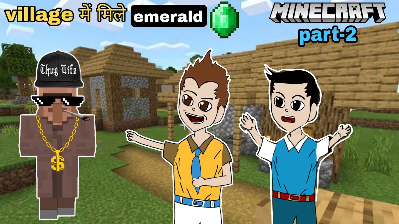 Minecraft - village mil gaya vir and namikaze Minecraft Gameplay - YouTube