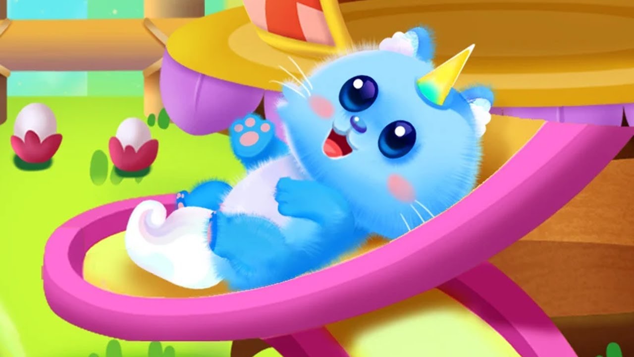 Little Panda's Kitty World & Town My World - BabyBus Game - YouTube