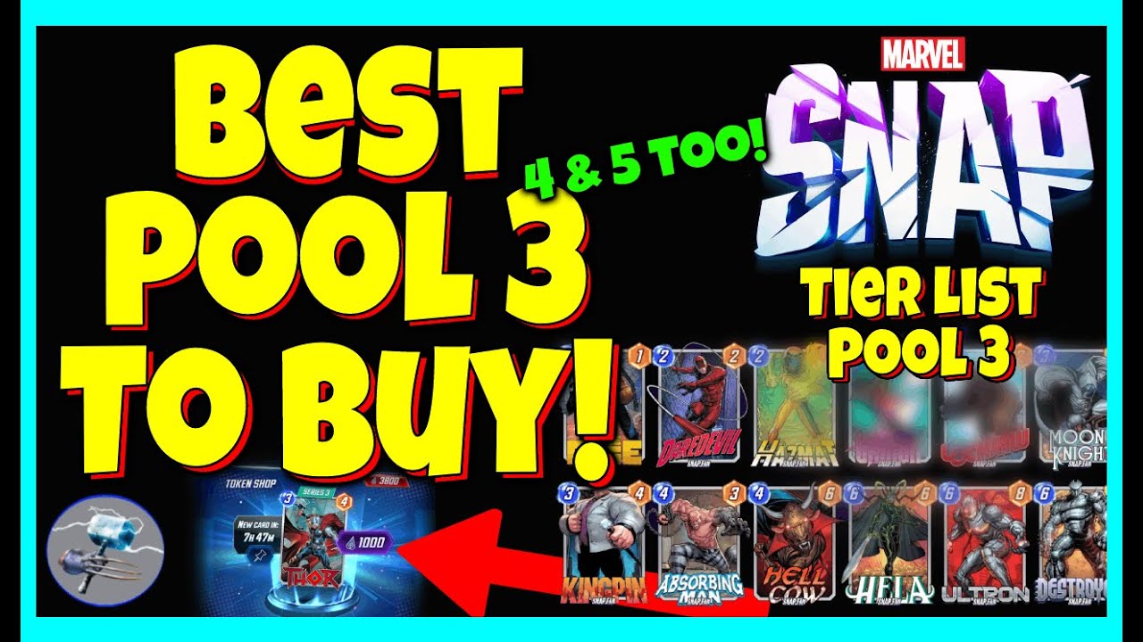 Best Pool 3 Cards and How to Wisely Spend your Tokens in Marvel Snap ...