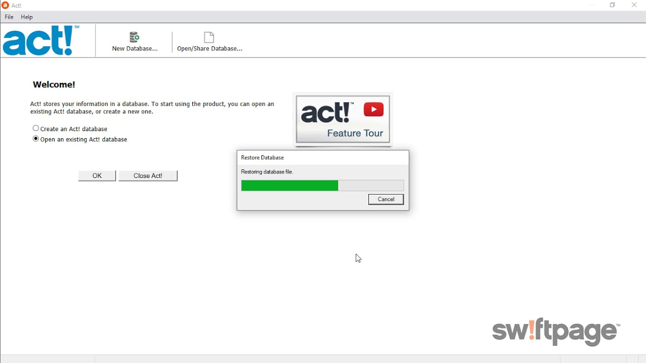 Act! Training Videos - Setting Up a Database - YouTube