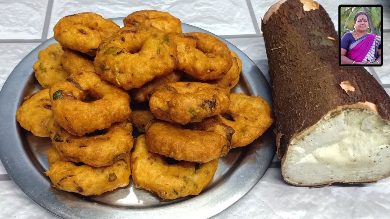 மரவள்ளி கிழங்கு வடை செய்வது எப்படி | Maravalli Kizhangu Vadai in Tamil ...