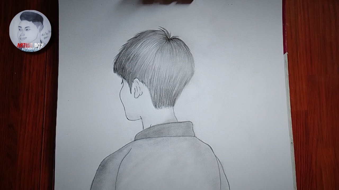 Step by step drawing lesson of a Boy || Easy drawing tutorial for ...