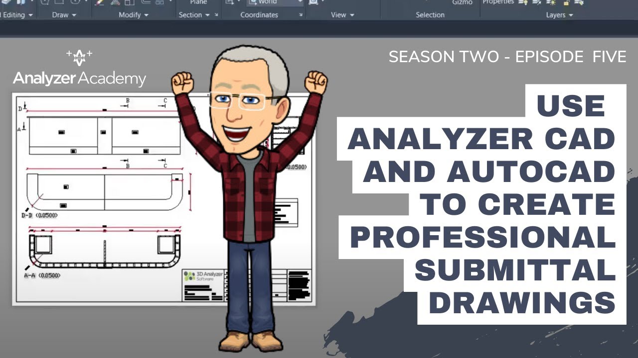 Use Analyzer CAD & AutoCAD to Create Professional Submittal Drawings ...