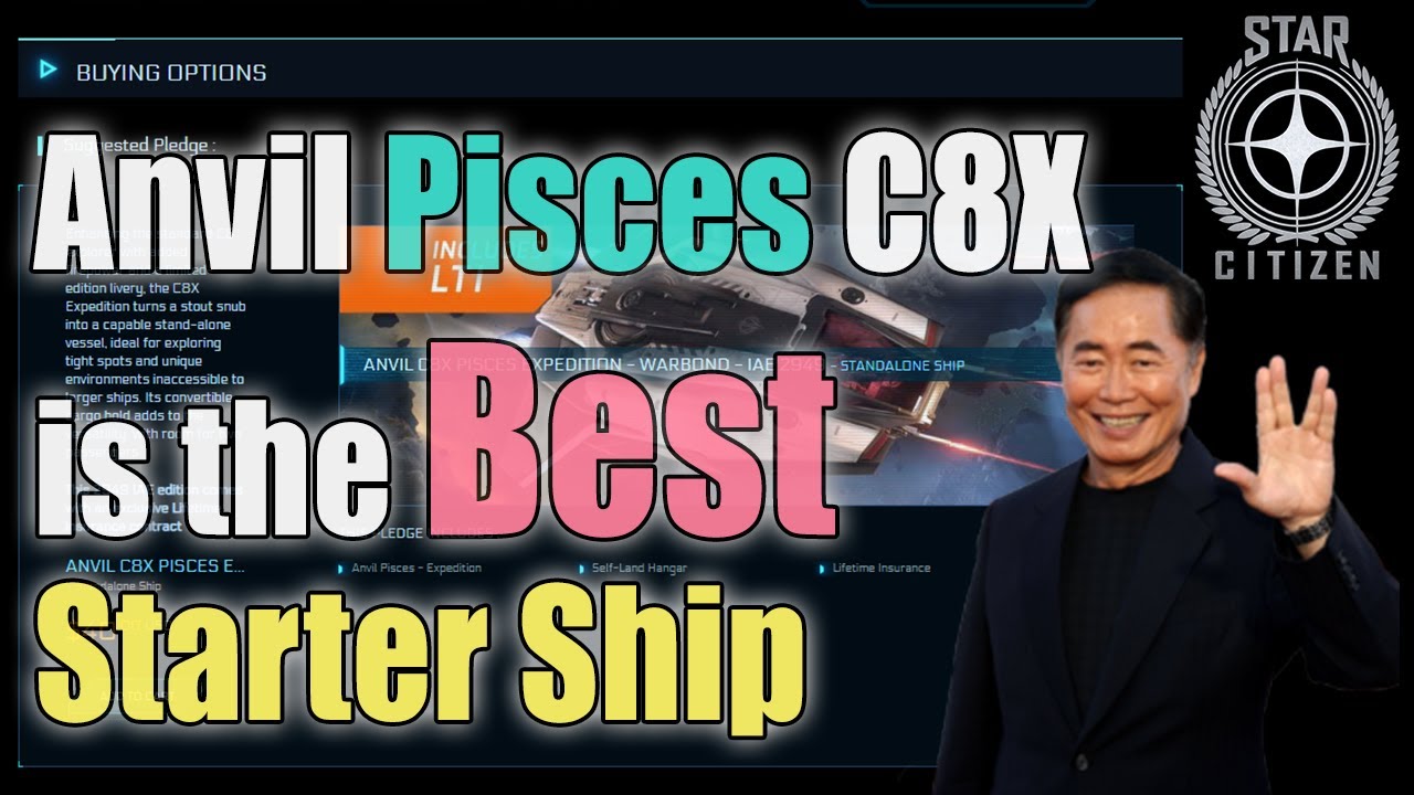 Why you should buy the Anvil C8X Pisces Expedition, George Takei ...
