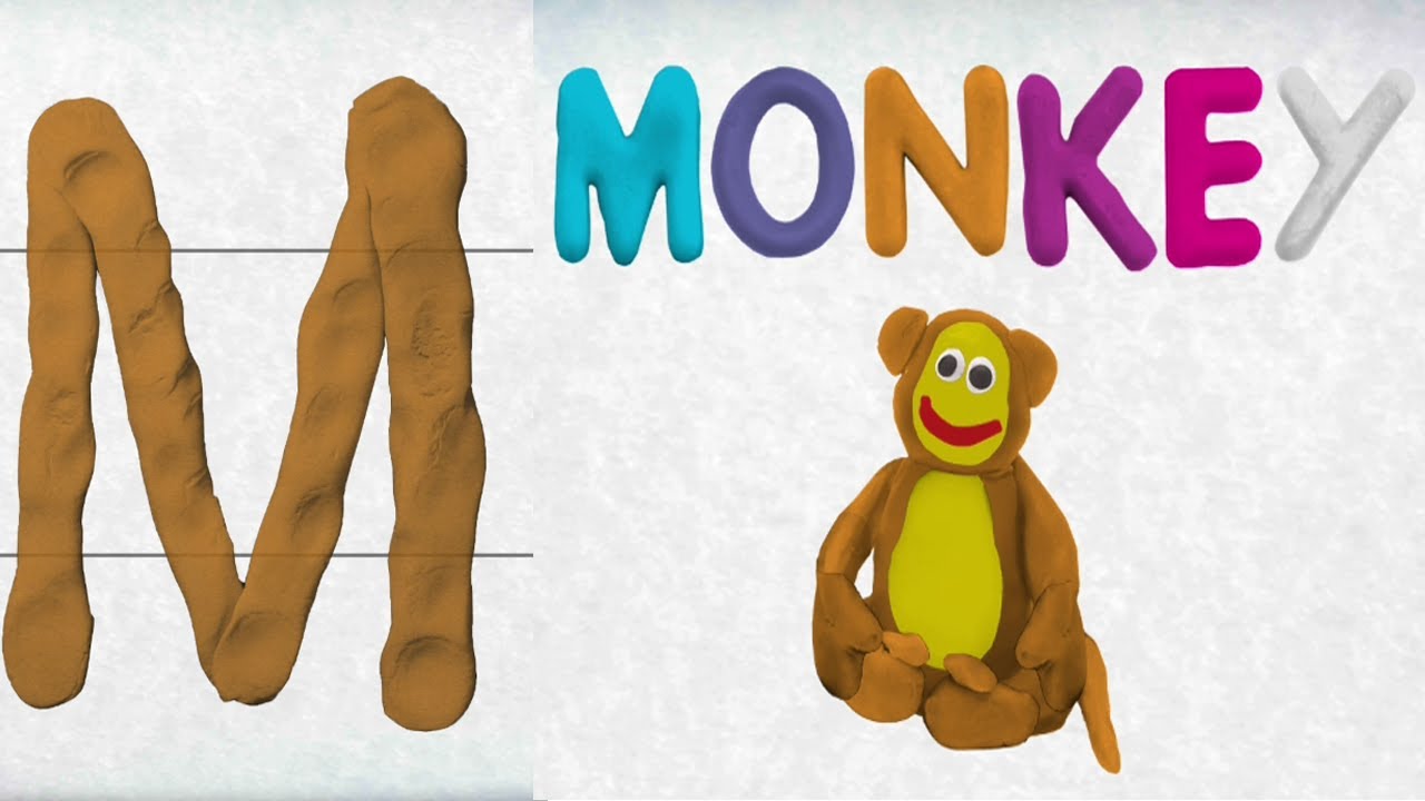 Play Doh ABC Animal Part 2 - Write Alphabet from H to N - YouTube