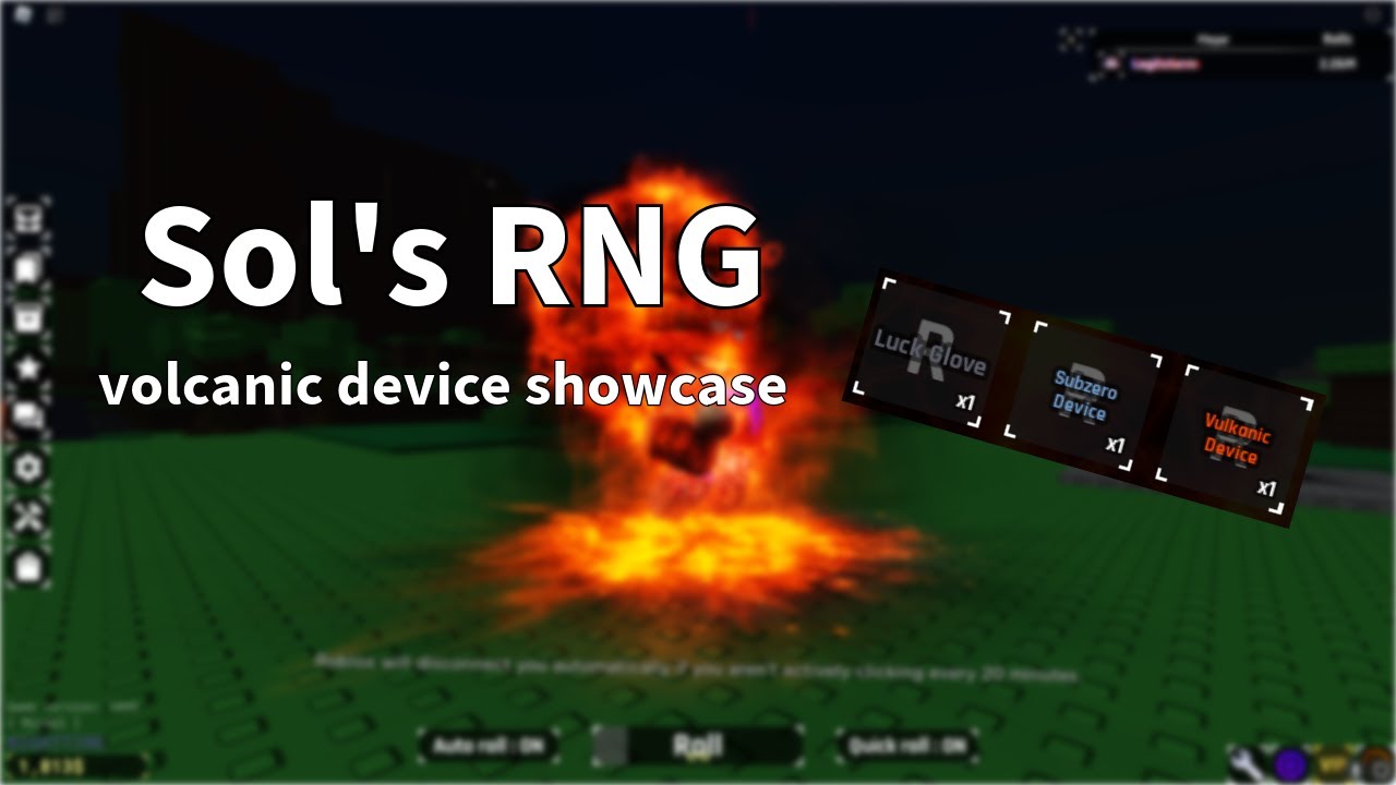 Crafting the Volcanic Device [Sol's RNG] - YouTube