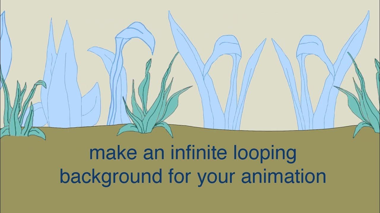 infinite looping background for your animation - YouTube
