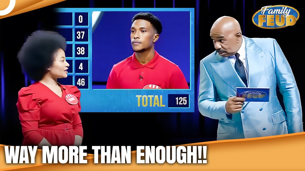 Highest Earning Family SO FAR!!! 💲💲💲 | Family Feud | Fast Money - YouTube