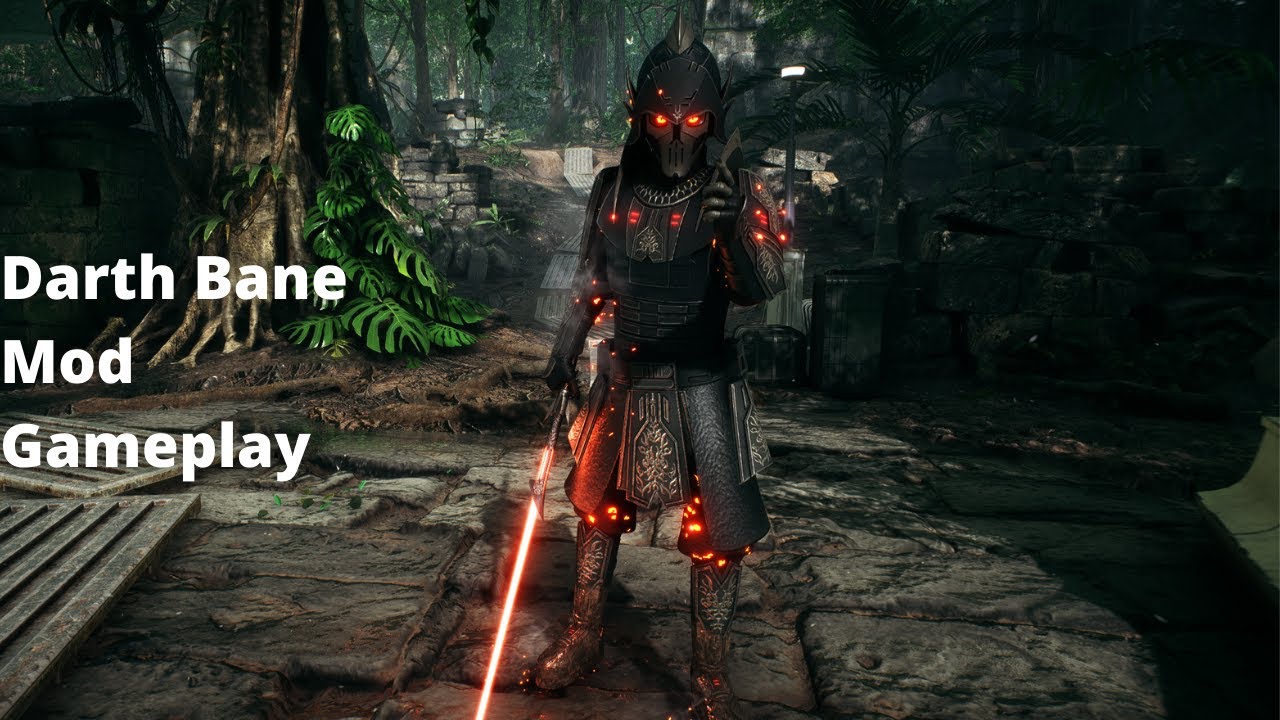 Star Wars Battlefront II - Darth Bane Mod Gameplay - YouTube