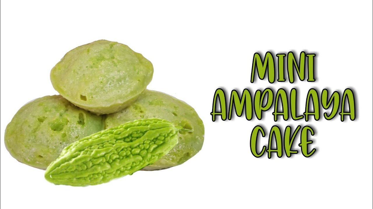 Mini Ampalaya Cake - YouTube