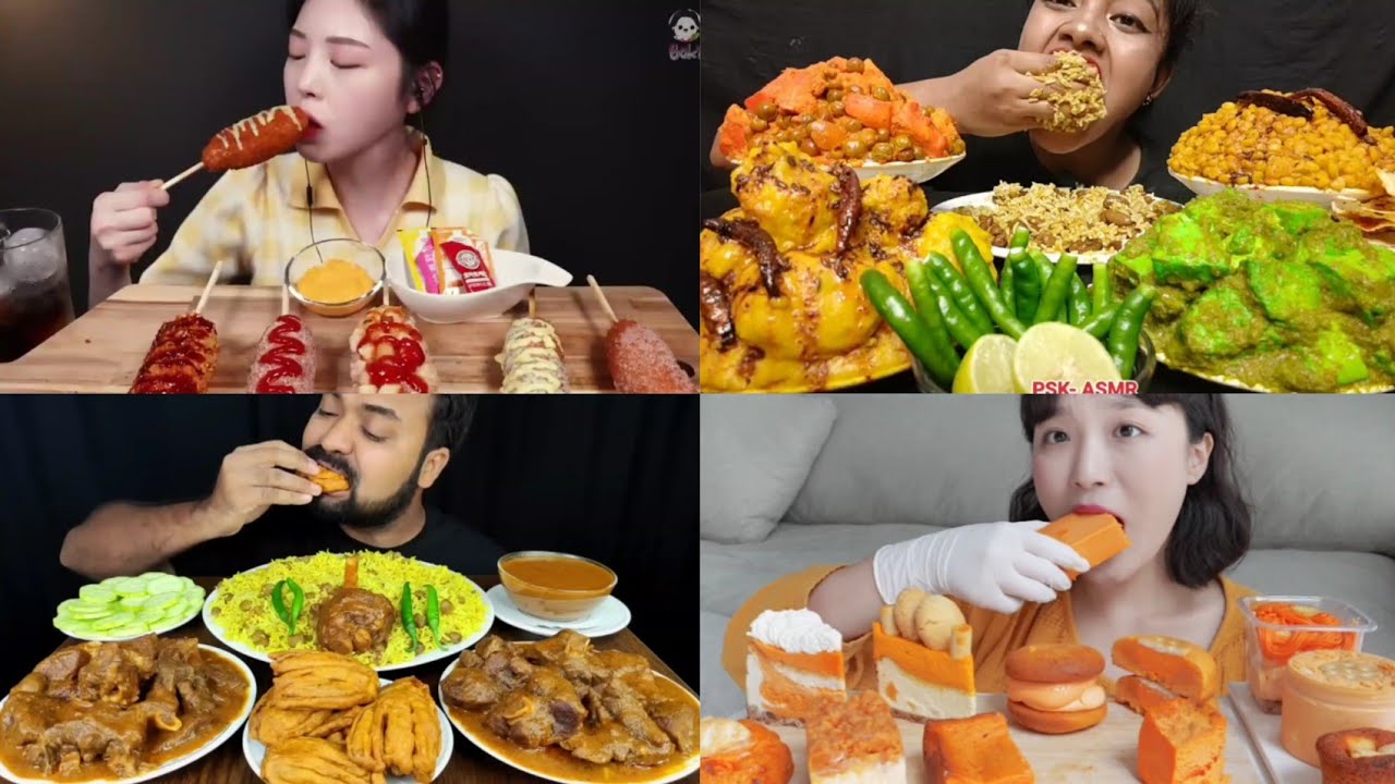 [1-Minute Mukbang] - Eat with Boki, PSK- ASMR, Live To EATT, 나도Nado ...