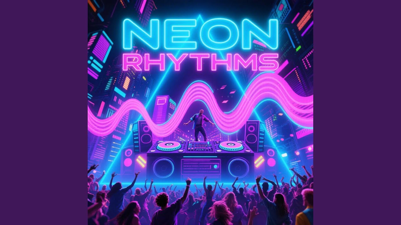 NEON RHYTHMS EDM Bangers DJ Festival Bass Drops Electronic Dance Music ...