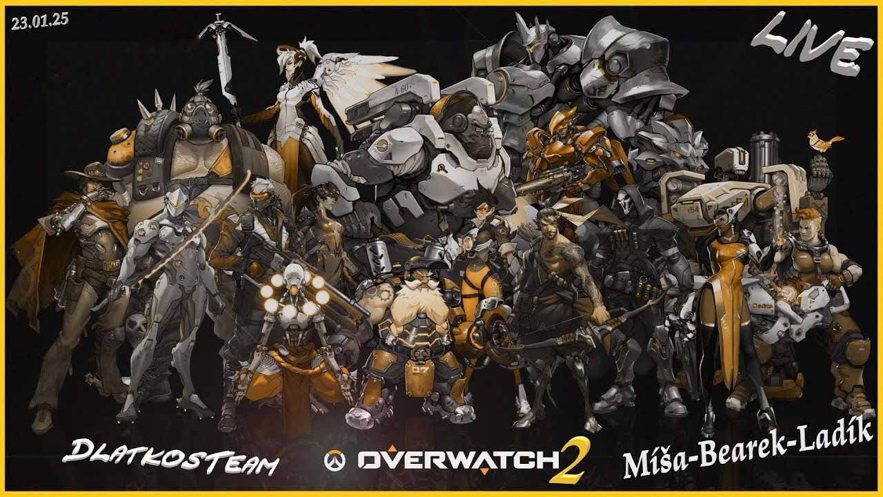Jen tak na pohodu...Overwatch 2 gameplay cz 2023 //Bearek-Míša-Ladík ...
