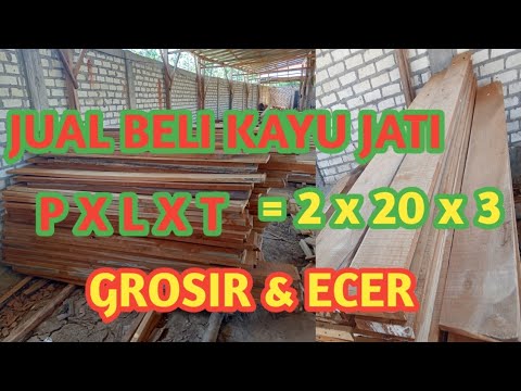 JUAL BELI PAPAN KAYU JATI