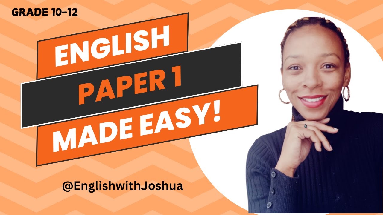grade 12 ENGLISH PAPER 1 must know matric revision - YouTube