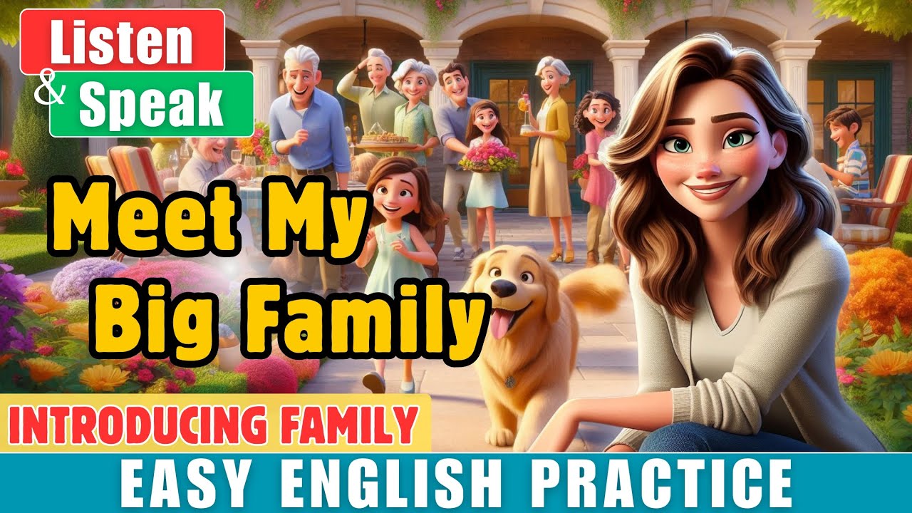 Introducing Family Members - Beginners Practice | Listening and ...
