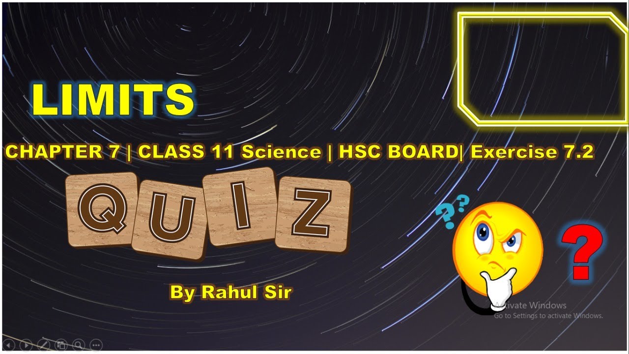 CHAPTER 7 | CLASS 11 Science | HSC BOARD| Exercise 7.2 - YouTube