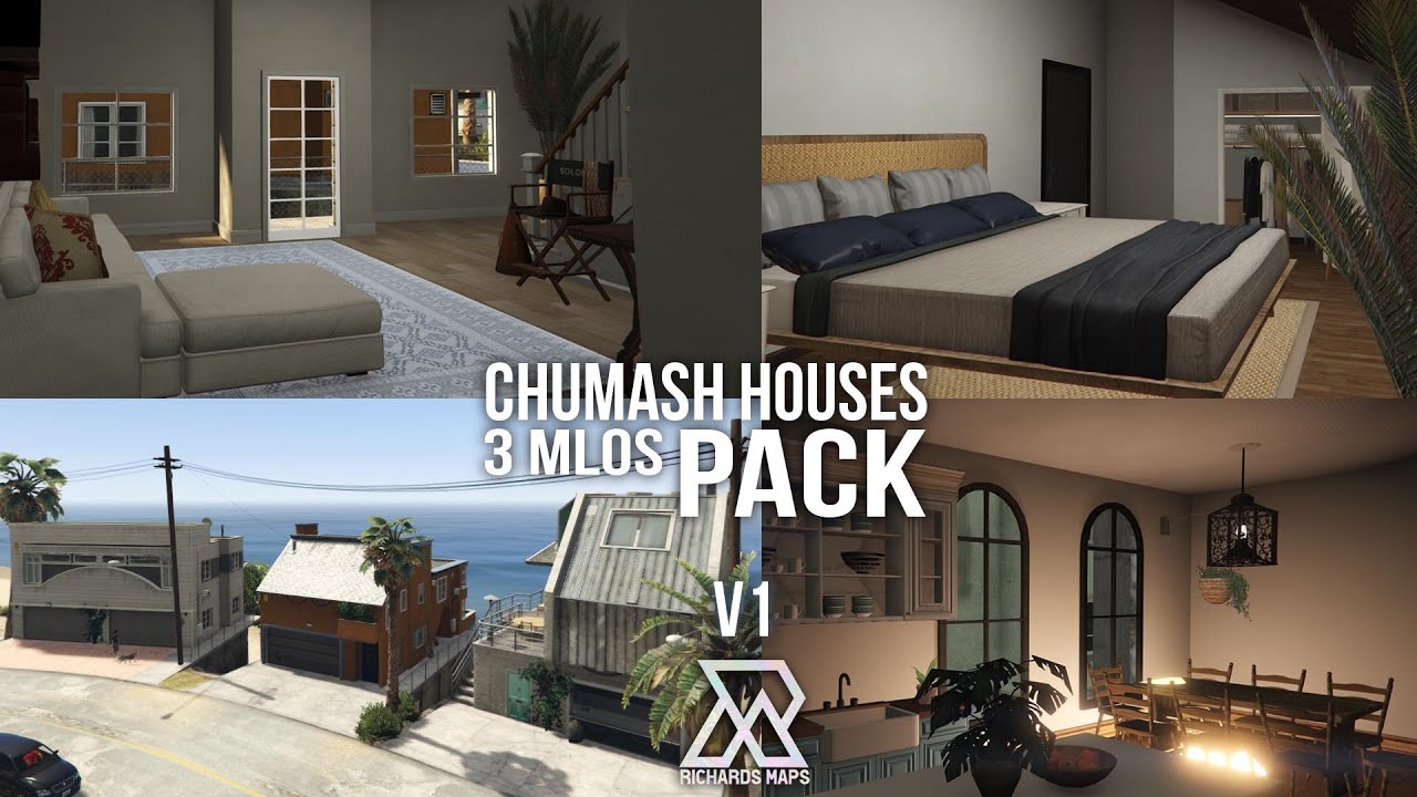 Chumash MLO Houses Pack v1 - Five M MAP - YouTube
