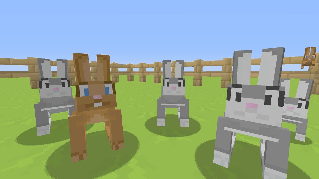 Minecraft (Xbox360/PS3) - TU31 Update! - RABBITS In All Textures! - YouTube