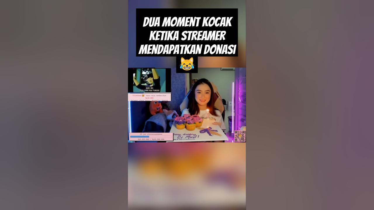 inilah dua moment kocak ketika streamer mendapatkan donasi part 2 #short #streamer - YouTube