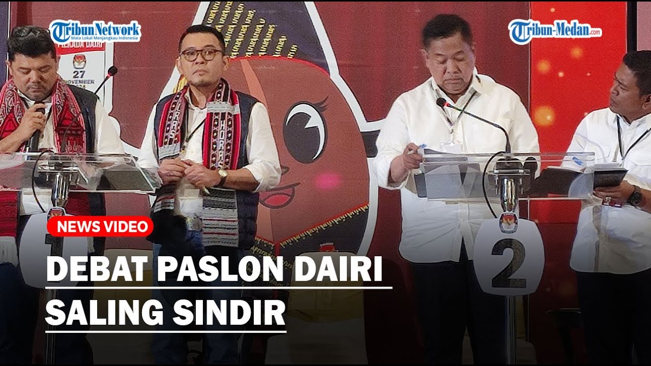 Debat Paslon Dairi Saling Sindir Saat Eddy-Depri Ungkap Akan Lakukan ...