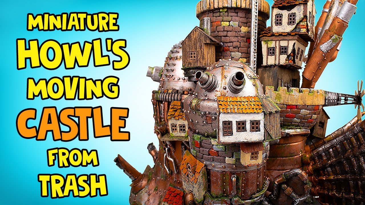 Amazing Howl's Moving Castle || Craft For Hayao Miyazaki Fans - YouTube