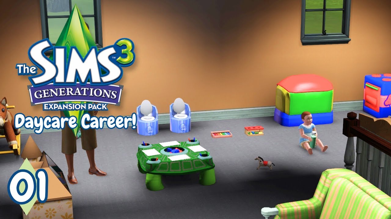 Daycare Queen! (Part 1) - The Sims 3 Daycare Career - YouTube