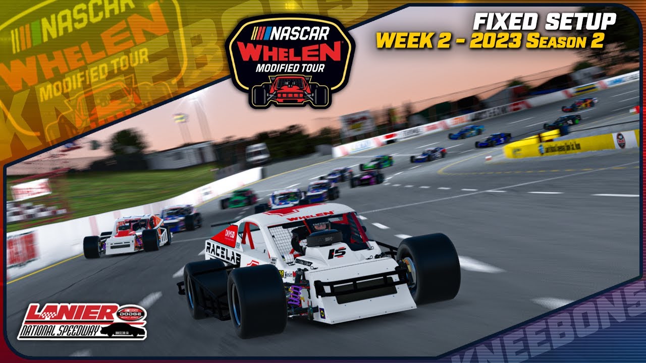 Whelen Tour Modifieds - Lanier National Speedway - iRacing NASCAR - YouTube