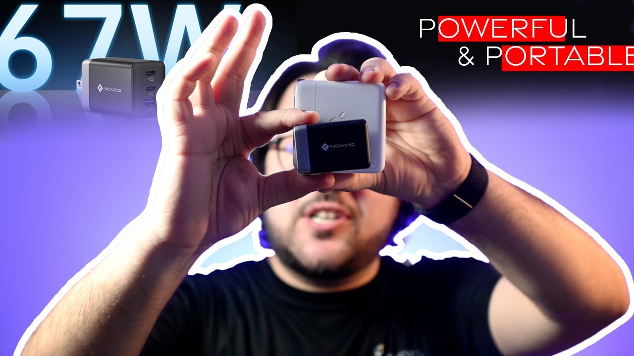 Compact, Powerful, Portable | Novoo RG68 67w GaN Charger - YouTube