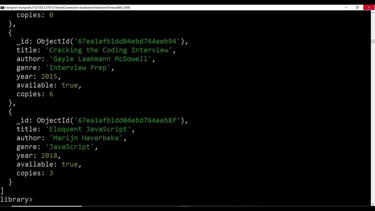 MongoDB Commands: Part2 - YouTube