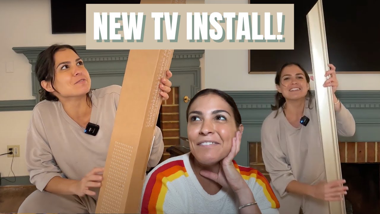 Hanging Up My New TV! | Steph Grasso - YouTube