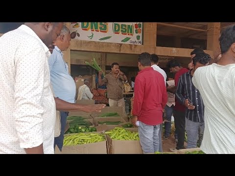 Today's Vegetables rates at DNS Mandi Kolar Karnataka 20 June 24 🥬🫘🌶️🍆🥒 ...