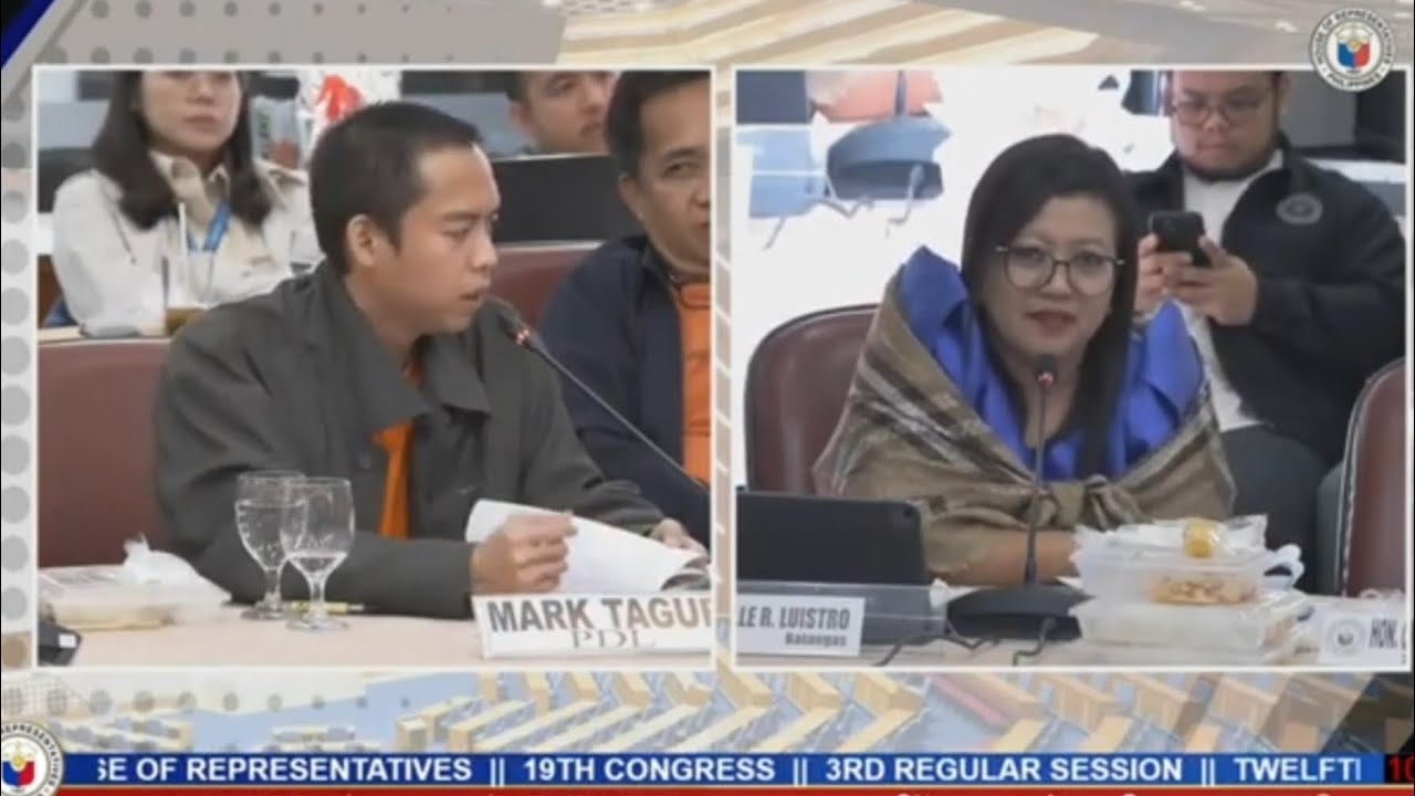 Mark Taguba napaiyak sa kanyang pagkakakulong#houseofrepresentatives ...