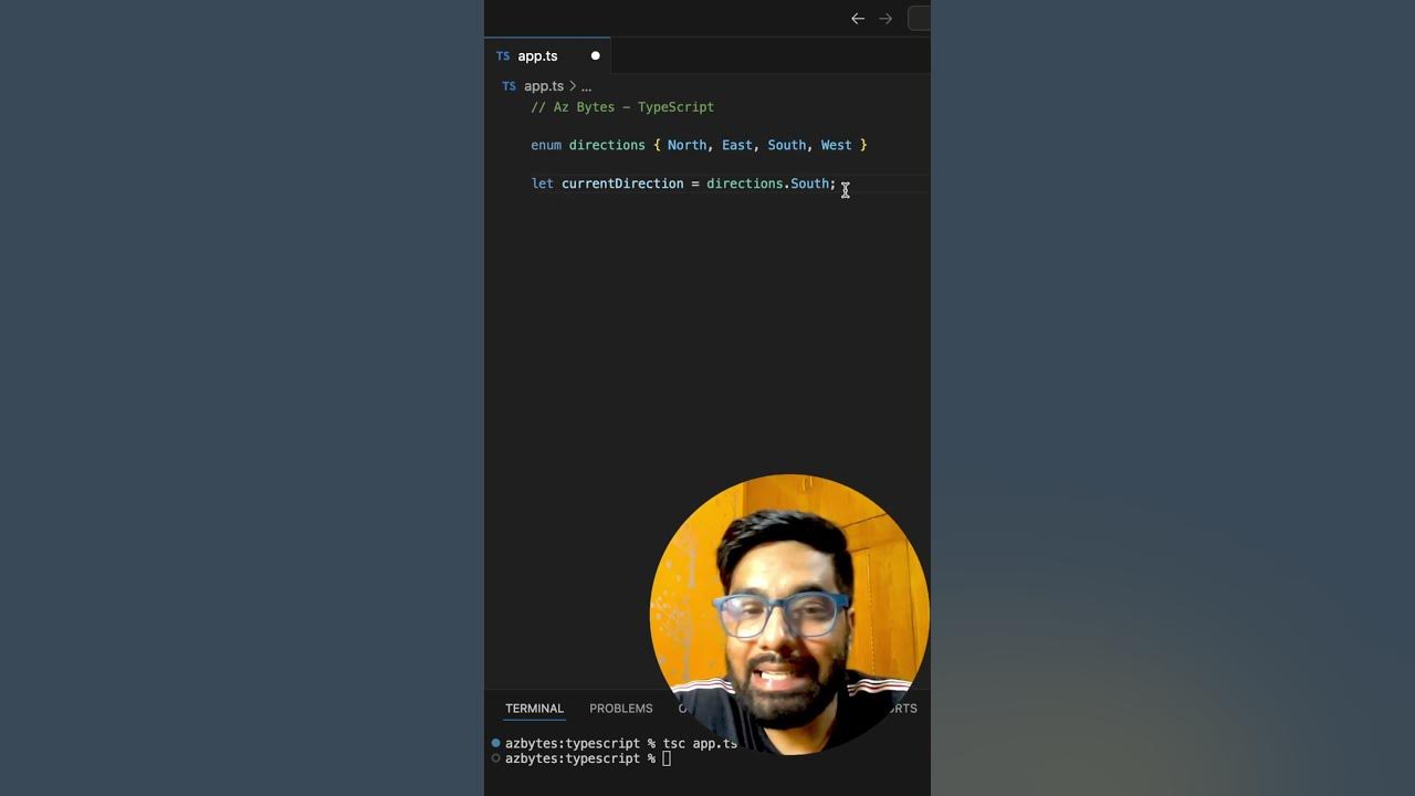 Typescript Enum Typescript Coding Programming Shorts Azbytes