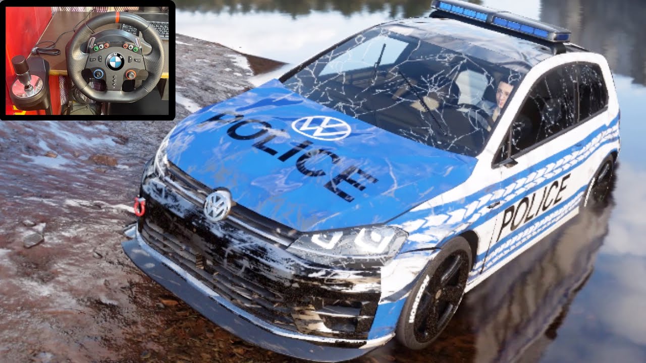 Rebuilding Police Volkswagen Golf R - Forza Horizon 5 | Thrustmaster ...