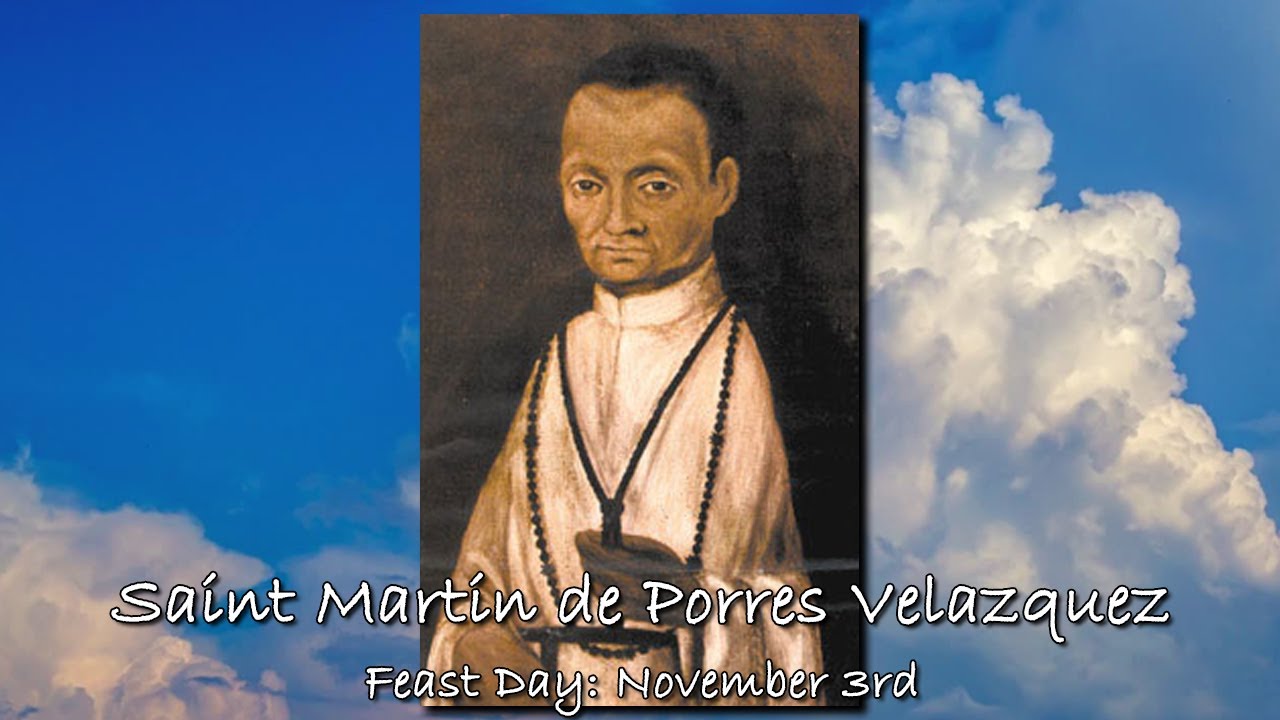 Saint of the Day - Martin de Porres Velazquez (November 3rd) - YouTube