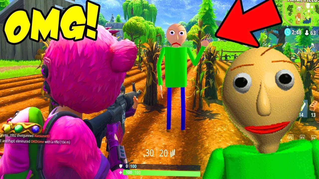 I FOUND BALDI'S BASICS IN FORTNITE - FORTNITE BALDI'S BASICS *SEASON 4 ...