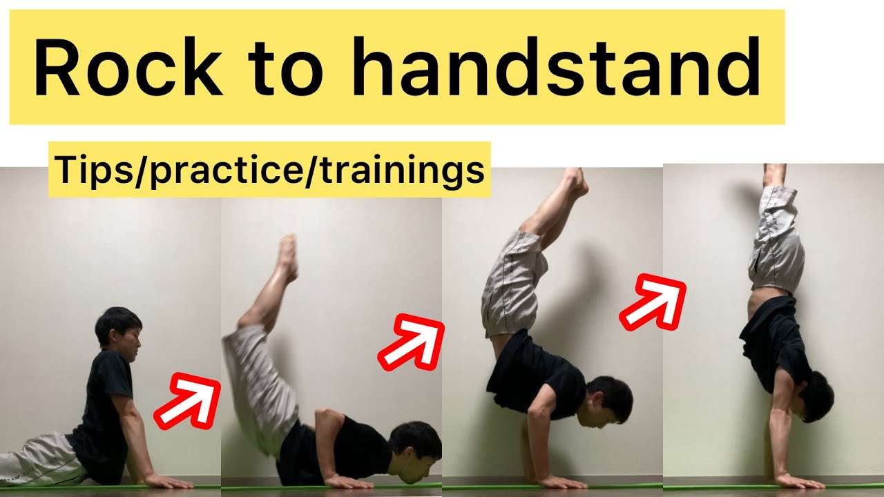 Rock to hand stand tips/practice/trainings【gymnastics】 - YouTube