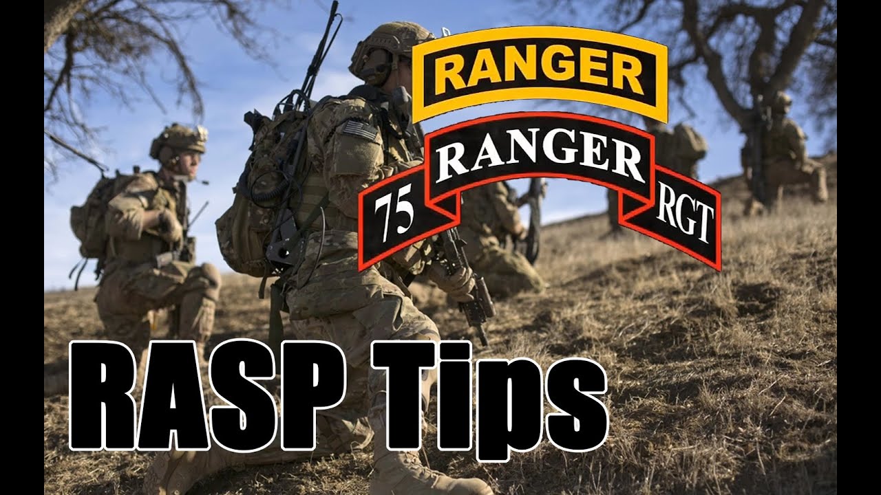 Quick Tips for RASP (Ranger Assessment and Selection Process) - YouTube