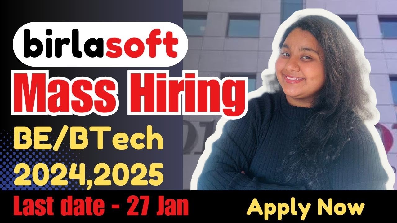 Birlasoft Off Campus Hiring for 2024 & 2025||BE/BTECH hiring||Apply Now - YouTube