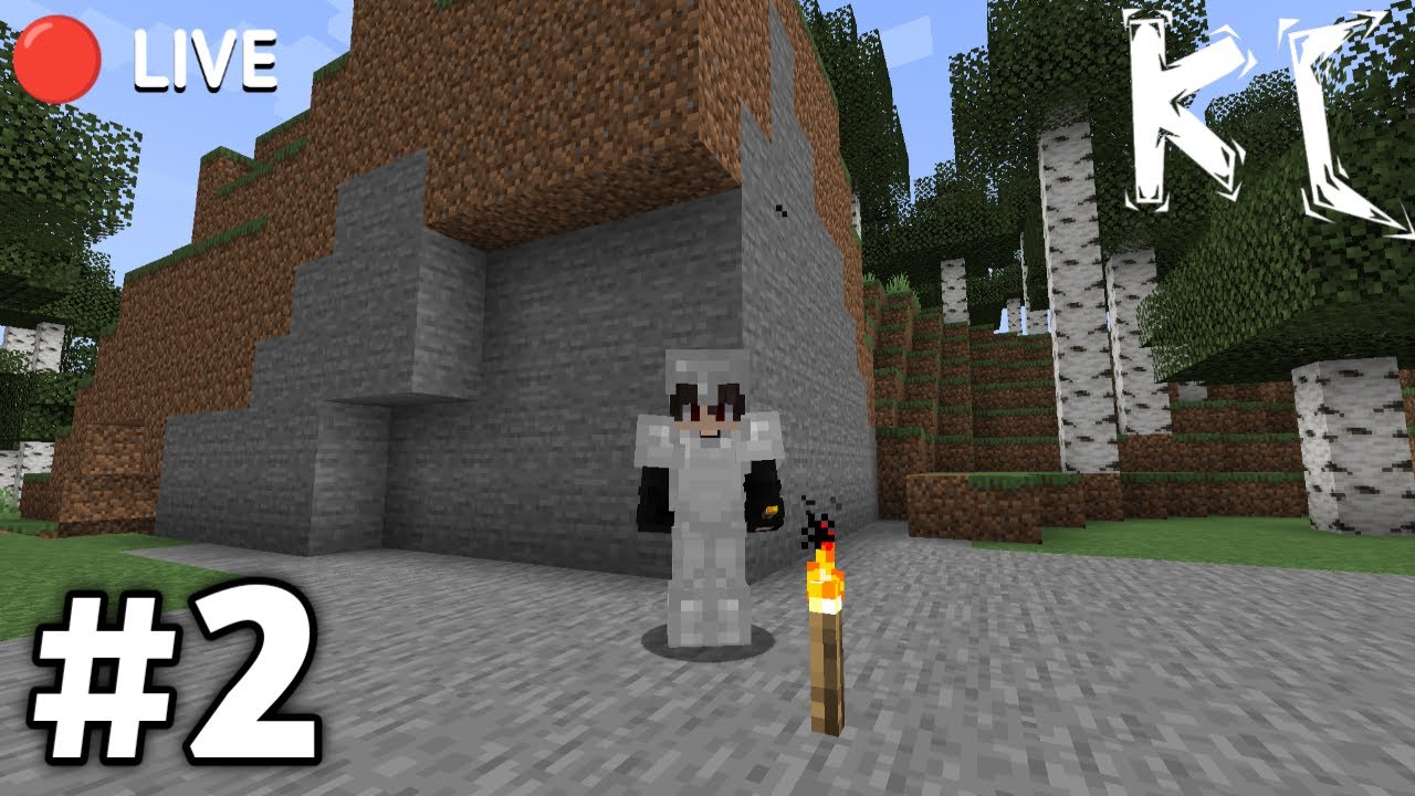 ขุดหินเก็บชม.ก่อนนอน - Live Minecraft KC 10 Episode 2 - YouTube