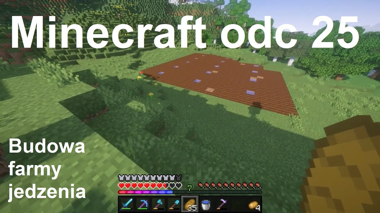 Minecraft odc 25 Budowa farmy jedzenia - YouTube