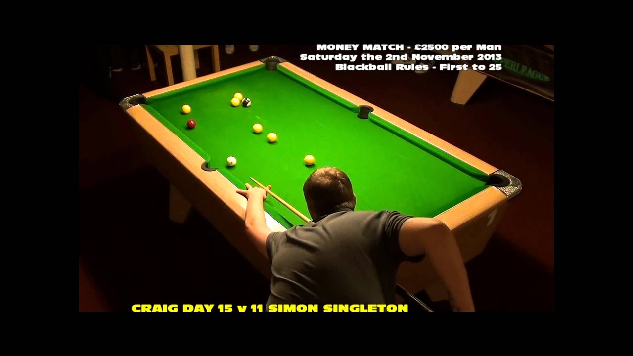 Money Match Craig Day v Simon Singleton - YouTube