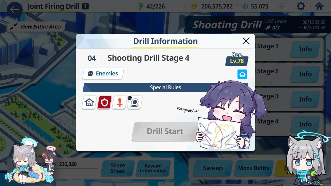 Day 43 - Blue Archive: Joint Firing Drill (Shooting Drill Stage 4 ...